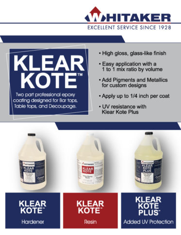Klear Kote - The Whitaker Company